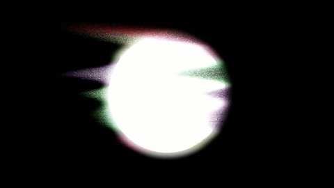 Screen White Circle Middle Has Black Stock Footage Video (100% Royalty ...