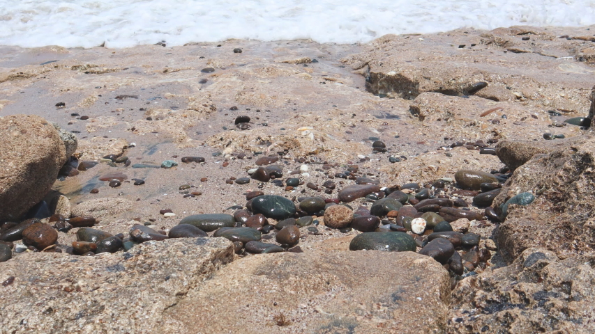 Uae Blue Ocean Beach Sea Nature Stock Footage Video (100% Royalty-free ...