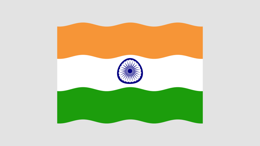 india flag animation green screen waving Stock Footage Video (100% ...