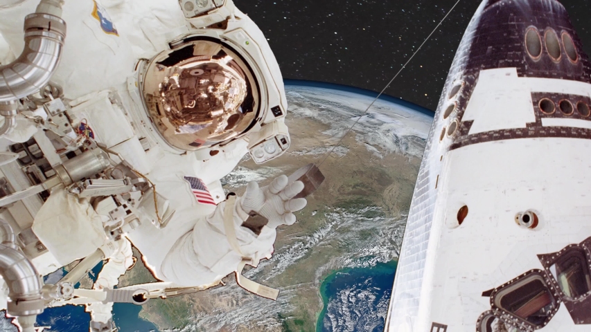 Spaceship above the earth image - Free stock photo - Public Domain ...