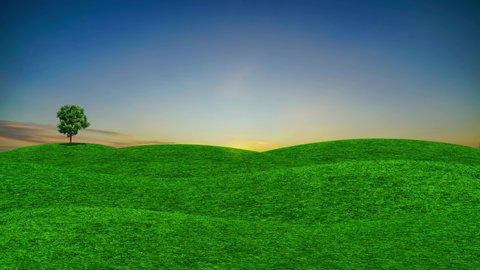 Time Lapse Beautiful Landscape View Green Stock Footage Video (100% ...