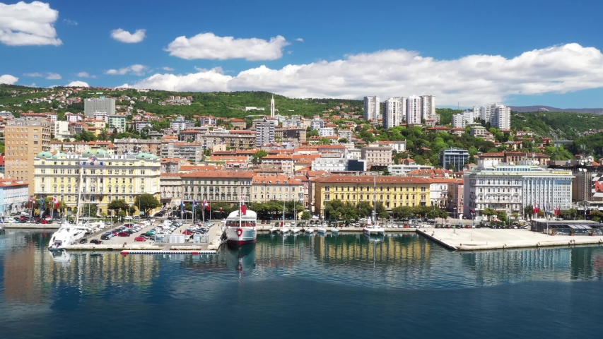 Cityscape and Sea landscape in Rijeka, Croatia image - Free stock photo ...