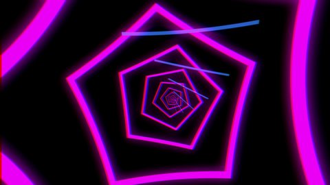 Ms Neon Colored Pattern On Black Stock Footage Video (100% Royalty-free ...