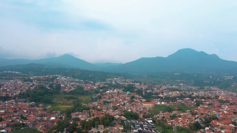 4k Aerial View City Bandung Indonesia Stock Footage Video (100% Royalty ...