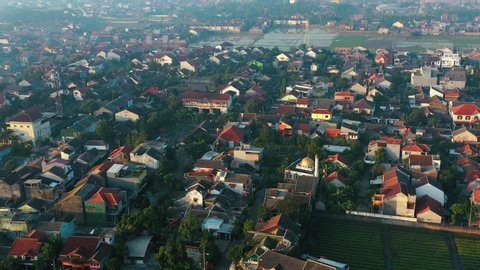 4k Aerial View City Bandung Indonesia Stock Footage Video (100% Royalty ...