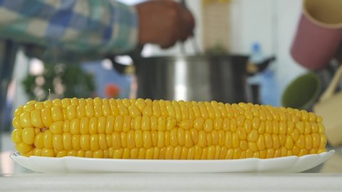 Man eating corn on the cob Stock Video Footage - 4K and HD Video Clips ...
