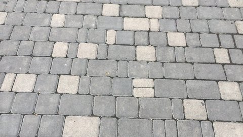 Texture Pavement Japan Interlocking Concrete Pavers Stock Photo ...