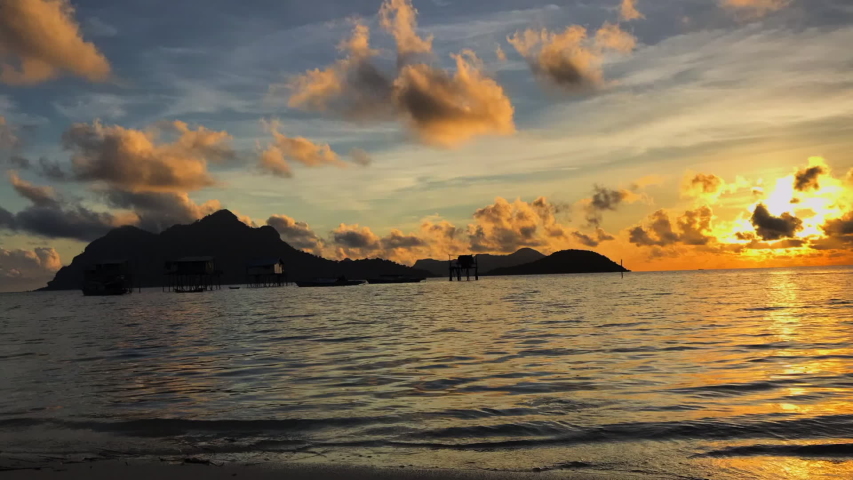 Sunrise Time Lapse Over an Stock Footage Video (100% Royalty-free ...