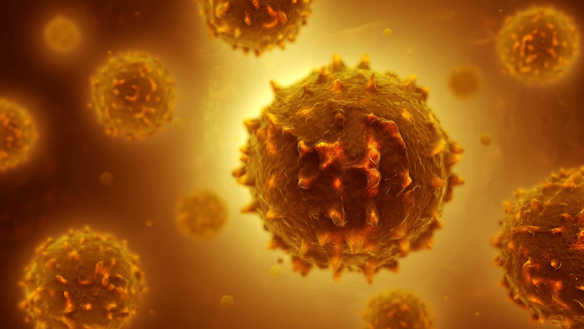 Virus , Animated Abstract Surface Stock Footage Video (100% Royalty ...