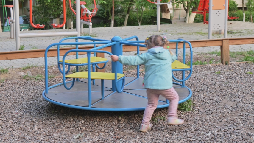 child-on-a-merry-go-round image - Free stock photo - Public Domain ...