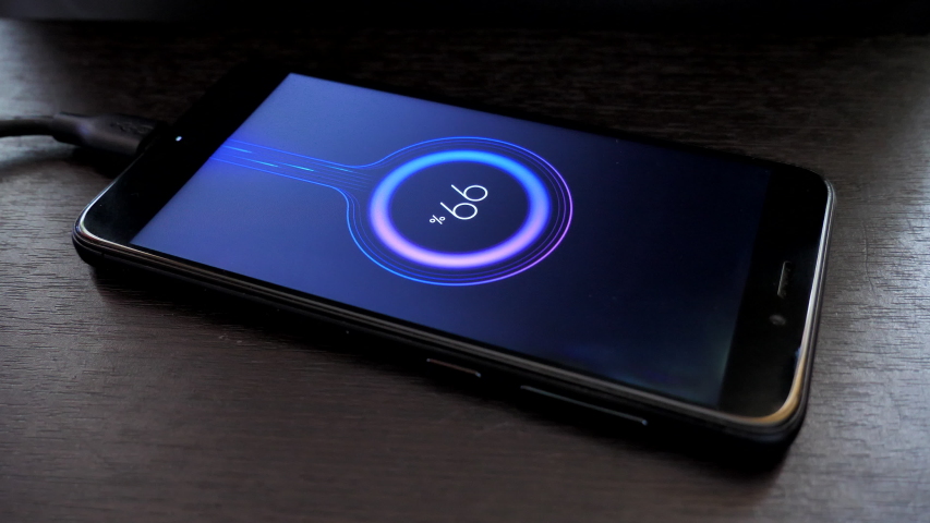 displaying 99 percent battery power mobile Stock Footage Video (100% ...