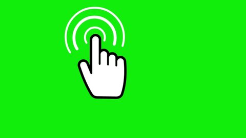 Animated Press Hold Hand Gesture Animation Stock Footage Video (100% ...