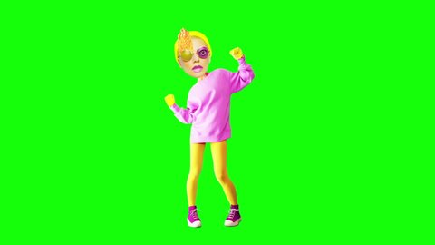 Stop Motion Animation Funny Puppet Character Stock Footage Video (100% ...