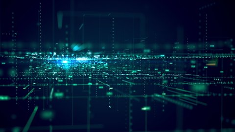 Big Data Conceptbinary Code Concept Pattern Stock Footage Video (100% ...