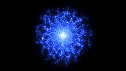 Abstract Glowing Plasma Burst Energy Explosion Stock Footage Video (100 ...