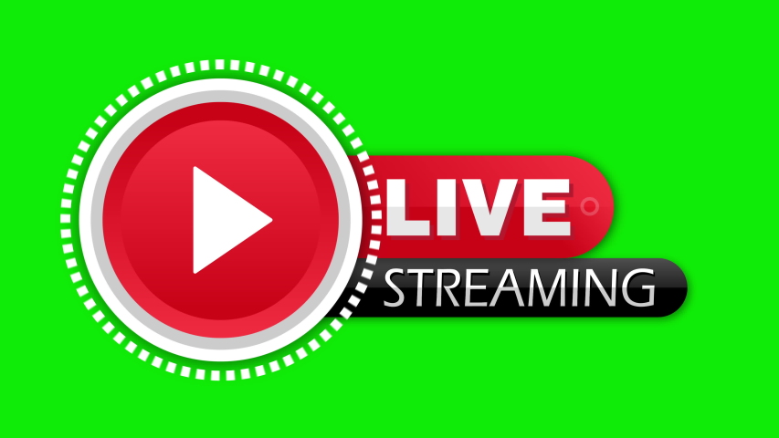 green background video live stream topic Stock Footage Video (100% ...