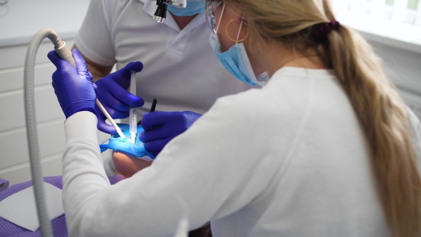 The Pilant is Treated for Stock Footage Video (100% Royalty-free ...