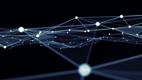 Communication Network Concept Iot Internet Things Stock Footage Video ...