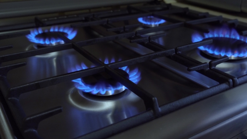 gas stove being turned on Stock Footage Video (100% Royalty-free ...