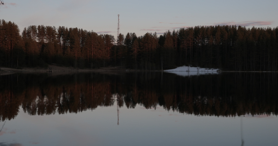 Overlook landscape with clouds and pond image - Free stock photo ...