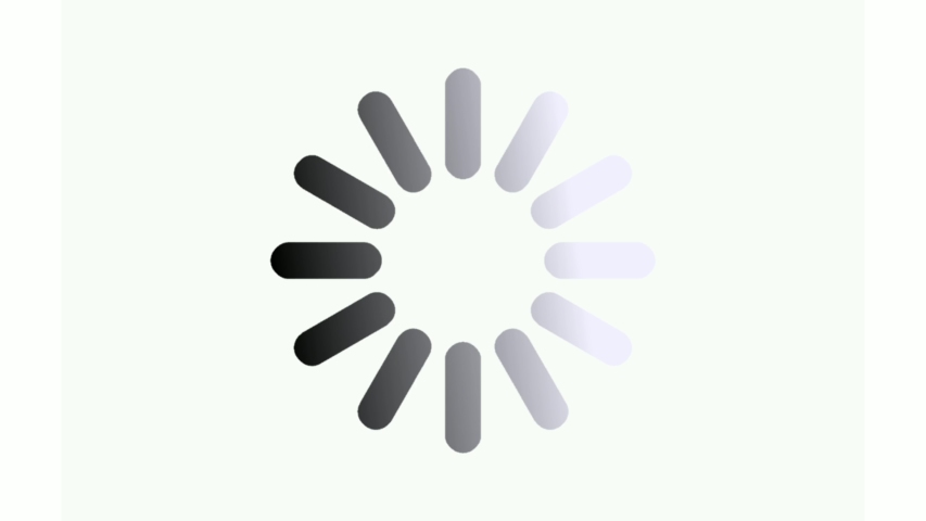 loading circle icon on white background Stock Footage Video (100% ...