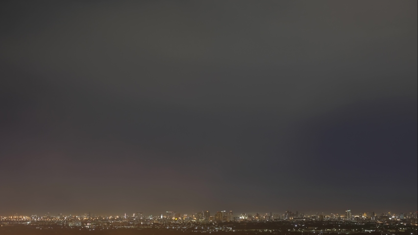 Lightning Storm and Rain Over Stock Footage Video (100% Royalty-free ...