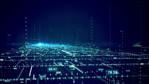 stock market business data visualization 3d Stock Footage Video (100% ...