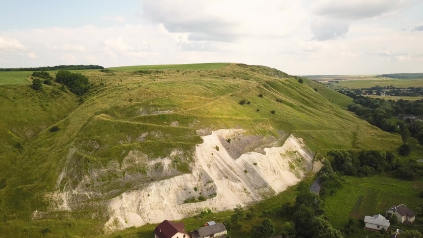 Aerial View of a Hill Stock Footage Video (100% Royalty-free ...