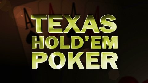 Texas Poker Text Animation Background Loop Arkivvideomateriale (100 % ...