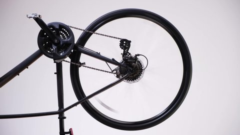 Bicycle Wheel Chain Gear Shifter Motion Stock Footage Video (100% ...