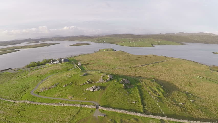 Aerial View of the Callanish Stock Footage Video (100% Royalty-free ...