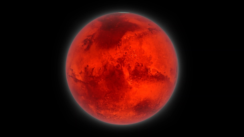 mars planet rotation spinning Stock Footage Video (100% Royalty-free ...