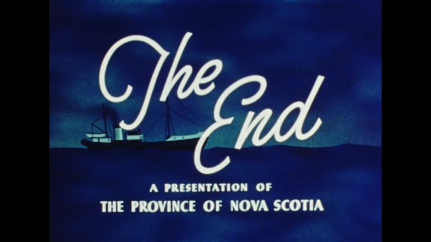 1950's end title card closing credit Stock Footage Video (100% Royalty ...