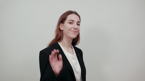 Hello Arm Sign Showing Five Fingers Stock Footage Video (100% Royalty ...