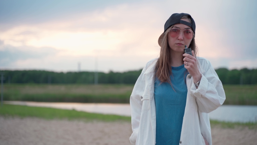 Vape Female Stock Video Footage - 4K and HD Video Clips | Shutterstock