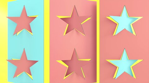 Happy Stars Seamless Pattern Background Stock Vector (Royalty Free ...