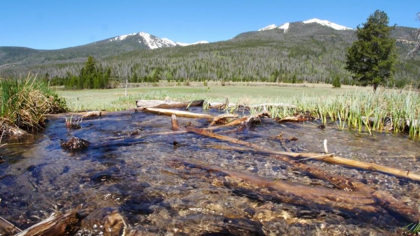 River running through the landscape scenic image - Free stock photo ...