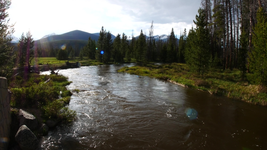 Beautiful Landscape of Rocky Mountains National Park, Colorado image ...