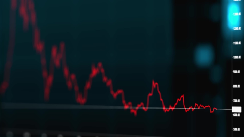 on stock market share price falls Stock Footage Video (100% Royalty ...