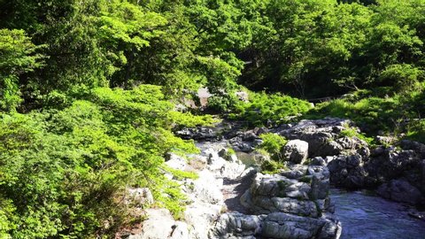 Clear Water Mountain River Passes Through Stock Footage Video (100% ...