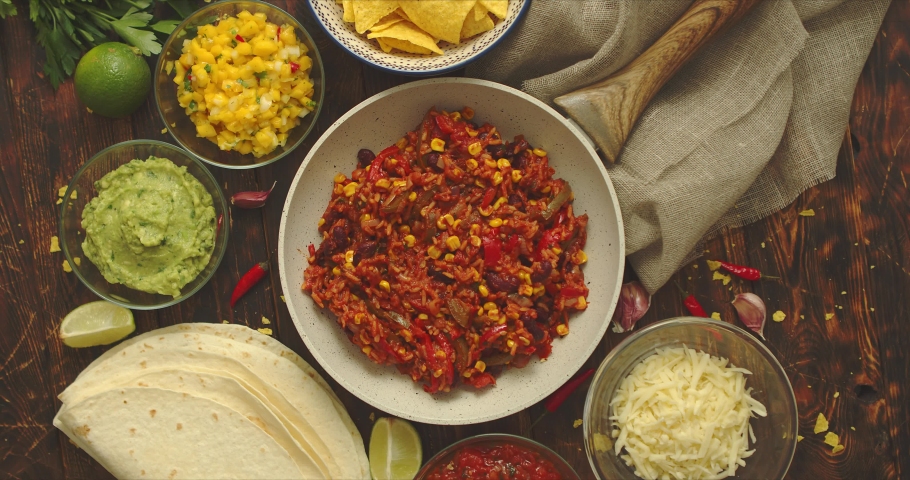 Wrap Sandwich Top View Stock Video Footage - 4K and HD Video Clips ...