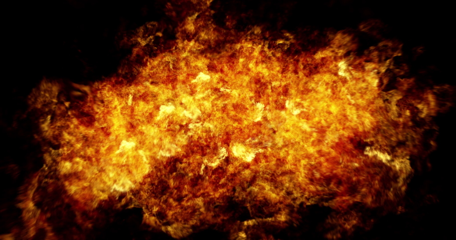 Close Cg Explosions Blasts Visual Fx Stock Footage Video (100% Royalty ...