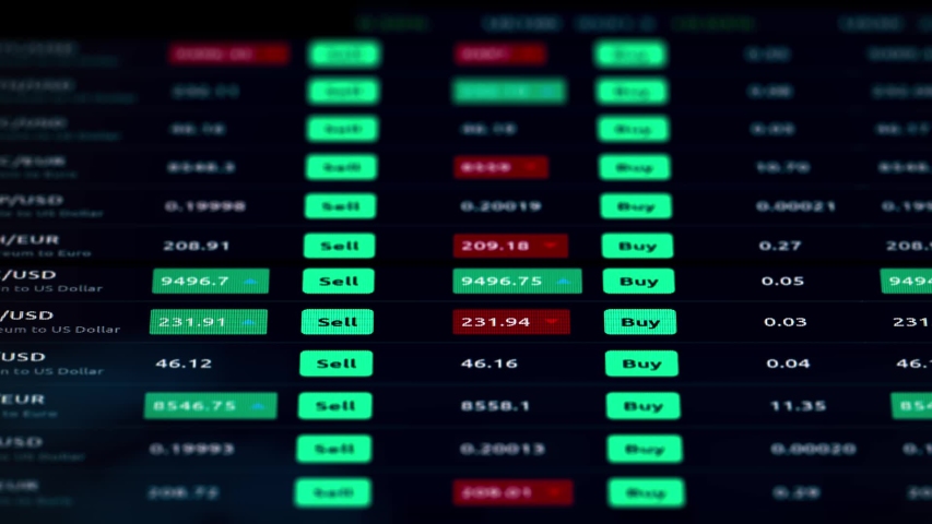 Stock Exchange Numbers. Stock Market Stock Footage Video (100% Royalty ...