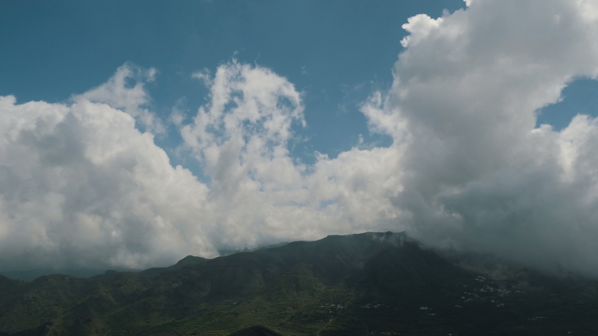 Big Clouds over the mountain landscape image - Free stock photo ...