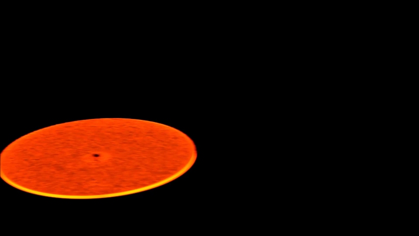 pendulum disc orange on black Stock Footage Video (100% Royalty-free ...