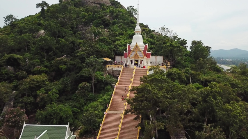aerial top view chinese temple on Stock Footage Video (100% Royalty ...