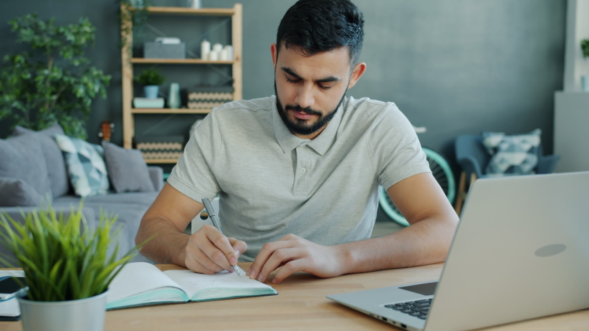 focused business man entrepreneur typing on Stock Footage Video (100% ...