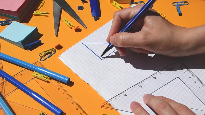 Triangle Ruler Stock Video Footage - 4K and HD Video Clips | Shutterstock
