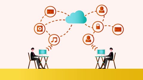 Vector Illustration Customer Service Male Hotline Stock Vector (Royalty ...