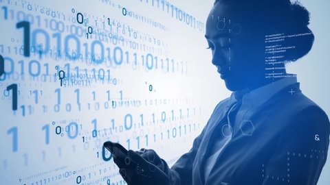 Digital Transformation Concept Binary Code System Stock Photo (Edit Now ...